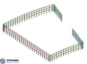 curtain wall system - Stiffener